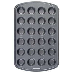 good cook 04029 mini non-stick muffin pan, steel, 1-7/8 in dia x 14.6 in l x 9.3 in w x 6.8 in h