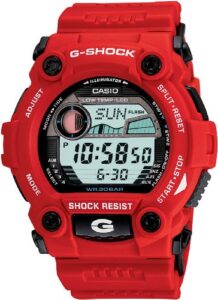 casio men's g7900a-4 g-shock rescue red digital sport watch