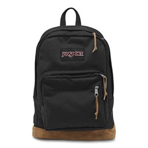 jansport right pack backpack, black, one size