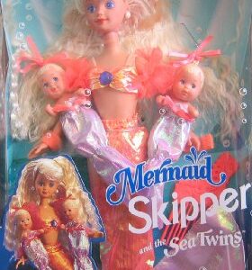 Barbie MERMAID SKIPPER & Sea Twins Dolls (1993)