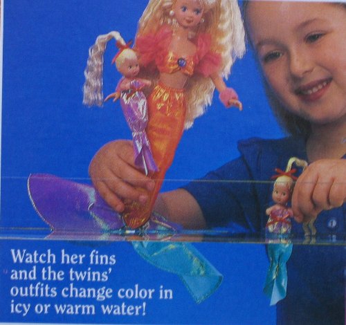 Barbie MERMAID SKIPPER & Sea Twins Dolls (1993)