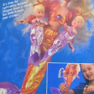 Barbie MERMAID SKIPPER & Sea Twins Dolls (1993)