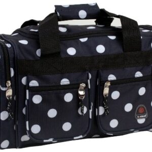 Rockland Duffel Bag, Black Dot, 19-Inch