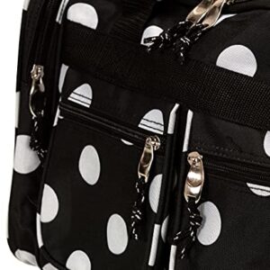 Rockland Duffel Bag, Black Dot, 19-Inch