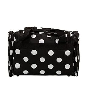 Rockland Duffel Bag, Black Dot, 19-Inch