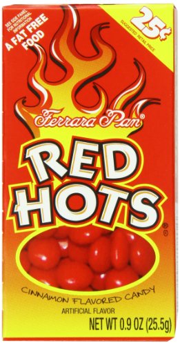 Ferrara Pan Red Hots 25 Cent ,0.9 Ounce (Pack of 24)