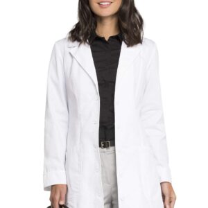 Cherokee Women Scrubs Lab Coats 36" 2410, L, White