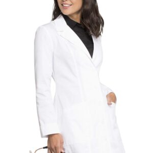 Cherokee Women Scrubs Lab Coats 36" 2410, L, White