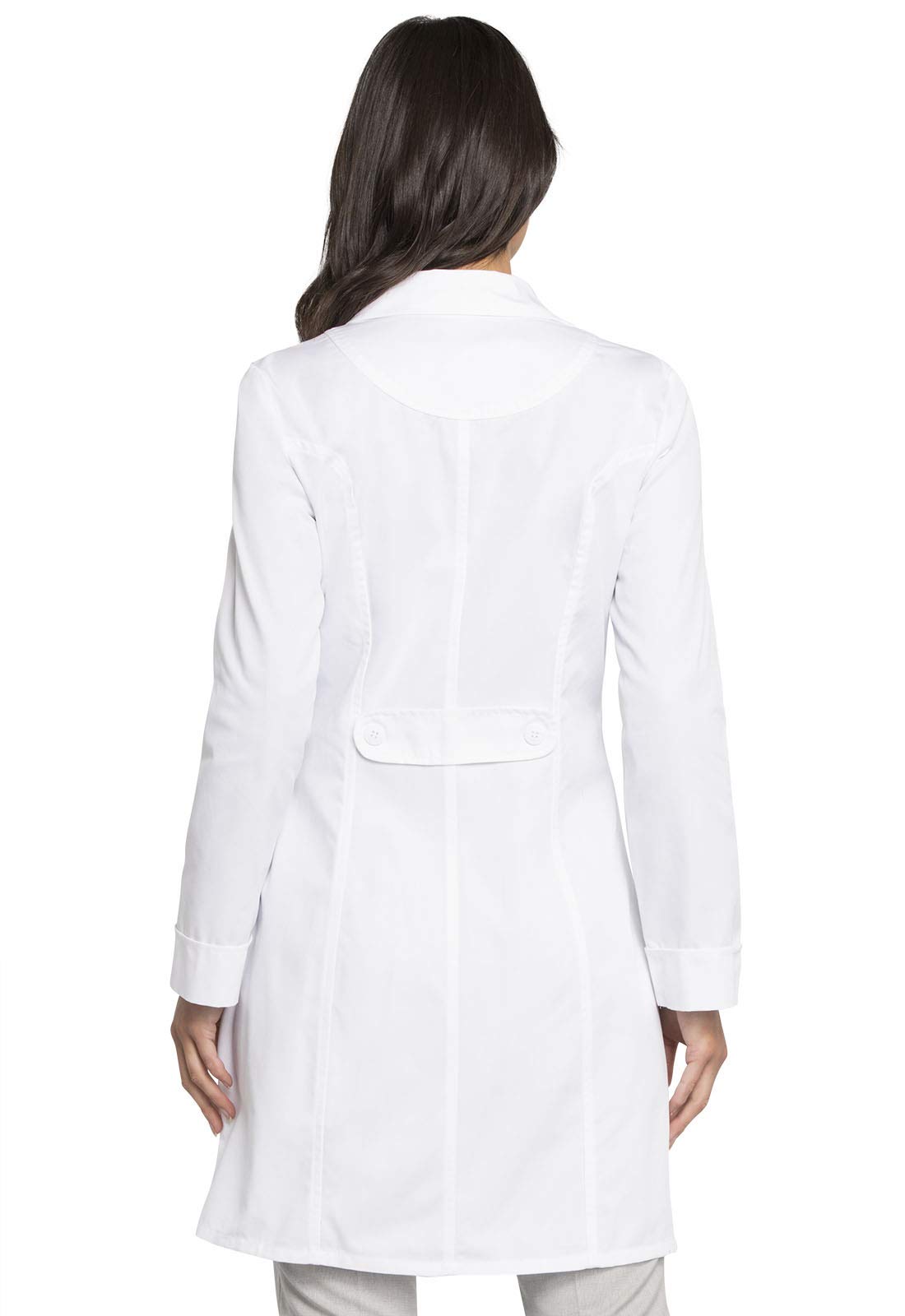 Cherokee Women Scrubs Lab Coats 36" 2410, L, White