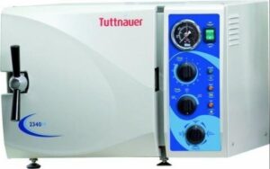 tuttnauer autoclave 9x18 tabletop - model 2340m