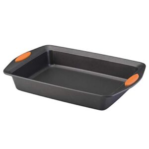 rachael ray yum-o nonstick bakeware cake pan, 9" x 13"