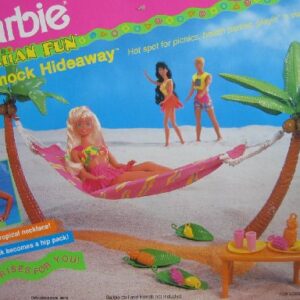 Barbie Hawaiian Fun HAMMOCK HIDEAWAY Playset (1990)