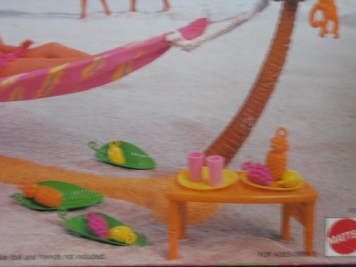 Barbie Hawaiian Fun HAMMOCK HIDEAWAY Playset (1990)