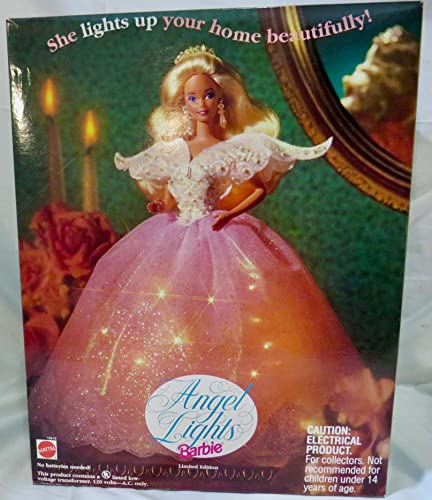 ANGEL LIGHTS BARBIE Doll TREE TOPPER - LIGHT UP ANGEL for Your TREE Top! Limited Edition (1993)