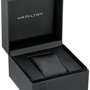 Hamilton Men's HML-H32565735 Jazzmaster Open Heart Analog Display Swiss Automatic Black Watch