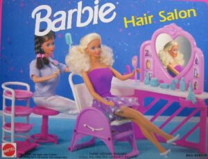 barbie hair salon playset