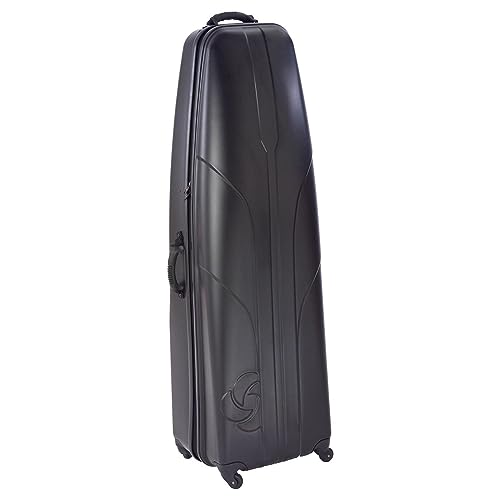 Samsonite Hard Case Golf Travel Bag with Wheels and Internal Compression Straps, Midnight Black