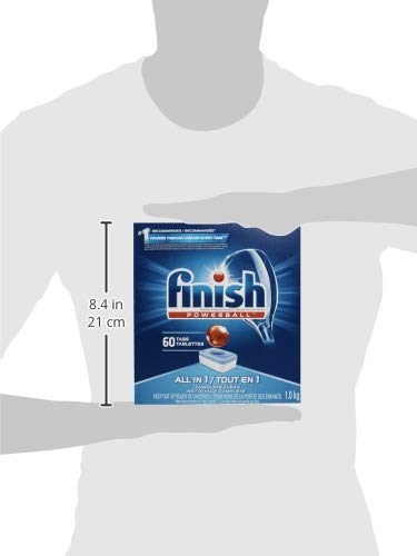 Finish All-in-One Dishwasher Detergent Powerball Tablets, Fresh Scent 54 Count