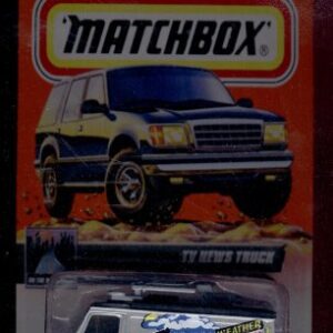 Matchbox 1999-98 of 100 Series 20 on the Road Again Tv News Truck 1:64 Scale