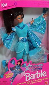 flying hero barbie kira doll w lights & sounds (1995)