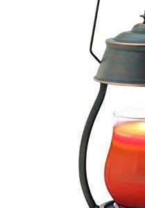 Candle Warmers Etc Hurricane Candle Warmer Lantern For Top-Down Candle Melting, Oil Rubbed Bronze