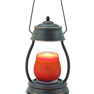 Candle Warmers Etc Hurricane Candle Warmer Lantern For Top-Down Candle Melting, Oil Rubbed Bronze