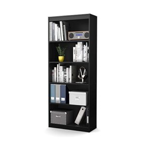 South Shore Axess 5-Shelf Bookcase - Black