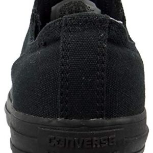 Converse Unisex Chuck Taylor All Star Low Top Black Monochrome Sneakers - 12 B(M) US Women / 10 D(M) US Men