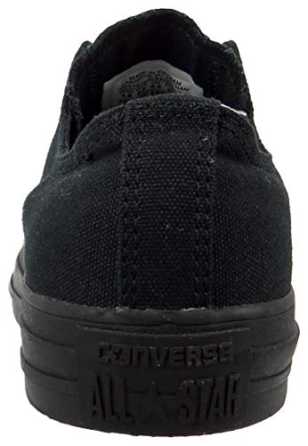 Converse Unisex Chuck Taylor All Star Low Top Black Monochrome Sneakers - 12 B(M) US Women / 10 D(M) US Men