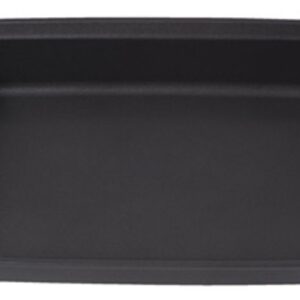 Rachael Ray 55673 Nonstick Bakeware Set with Grips includes Nonstick Bread Pan, Baking Pans and Cake Pans - 5 Piece, Gray with Orange Grips