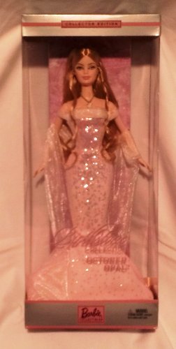 Mattel Barbie 2002 Birthstone Collection - October Opal Barbie Doll