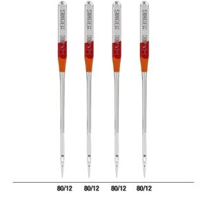 SINGER 4715 Universal Regular Point Machine Needles, Size 80/12, 4-Count