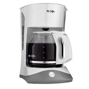 mr. coffee 12-cup manual coffee maker, white