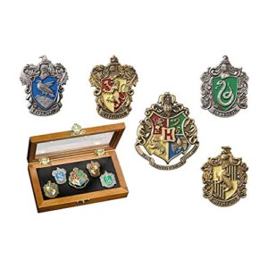 the noble collection harry potter hogwarts house crest pins