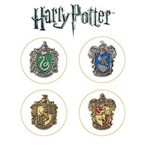 The Noble Collection Harry Potter Hogwarts House Crest Pins