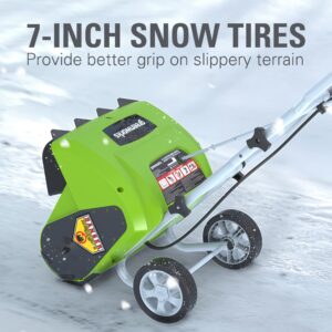 Greenworks 10 Amp 16-Inch Corded Electric Snow Blower, 26022