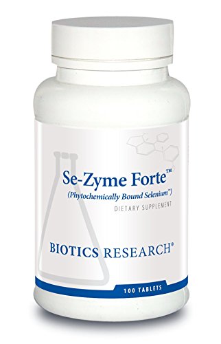 Biotics Research Se-Zyme Forte™– Whole Food Selenium Source, Thyroid Gland Function, DNA Production, Cognitive Health, Potent Antioxidant. 100 Tabs