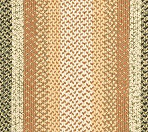 SAFAVIEH Braided Collection Area Rug - 4' x 6' Oval, Multi, Handmade Country Cottage Reversible, Ideal for High Traffic Areas in Living Room, Bedroom (BRD308A)