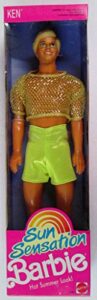 barbie sun sensation ken doll - hot summer look! (1991)