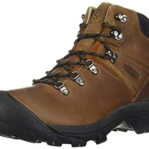 KEEN Men's Pyrenees Mid Height Waterproof Hiking Boots, Syrup, 13