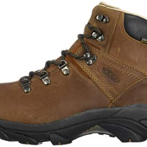 KEEN Men's Pyrenees Mid Height Waterproof Hiking Boots, Syrup, 13