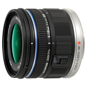 Olympus M.Zuiko Digital ED 9-18mm F4.0-5.6 Lens, for Micro Four Thirds Cameras