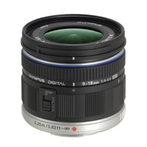 Olympus M.Zuiko Digital ED 9-18mm F4.0-5.6 Lens, for Micro Four Thirds Cameras