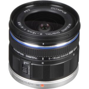 Olympus M.Zuiko Digital ED 9-18mm F4.0-5.6 Lens, for Micro Four Thirds Cameras