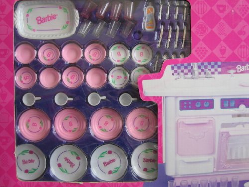 Barbie FUN FIXIN' DISHWASHER Set DELUXE APPLIANCE Playset w DISH WASHER, Dishes & MORE (1997 Arcotoys, Mattel)