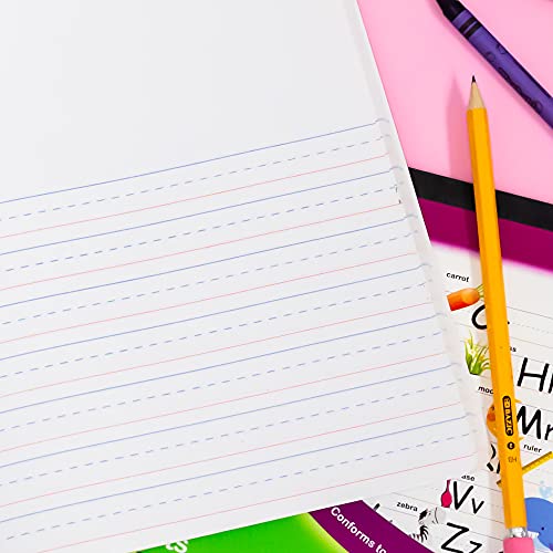 BAZIC Primary Journal 100 Sheet Marble Composition Book, PreSchool 1 Grade 2 Grade Comp Books Notebook, Learning Drawing, COLOR SENT RONDOM, 1-UNIT