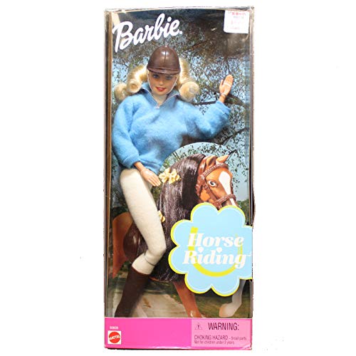 Barbie HORSE RIDING DOLL w Riding Breeches, Helmet & More (2000)