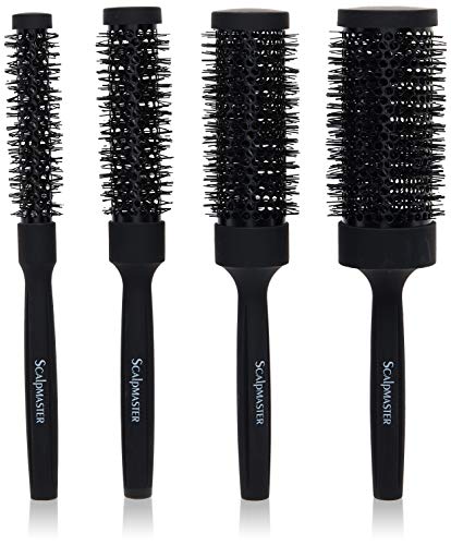 Scalpmaster 4 Piece Round Thermal Brush Set