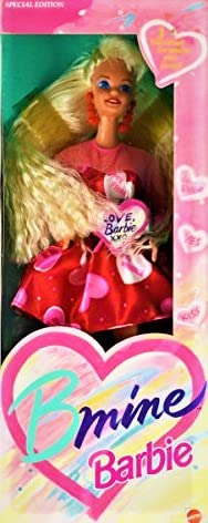 BMINE Valentine Barbie Doll 1993 11182