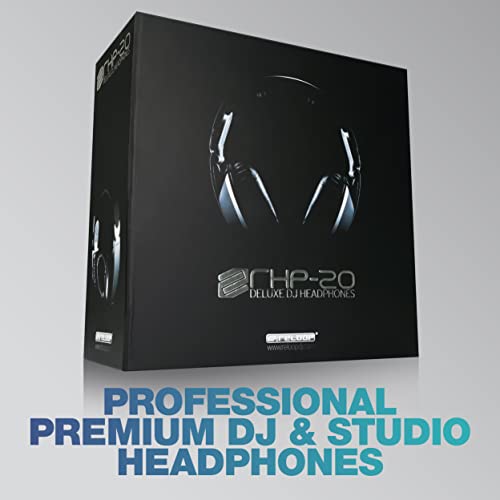 Reloop RHP-20 Premium DJ Headphones, Black